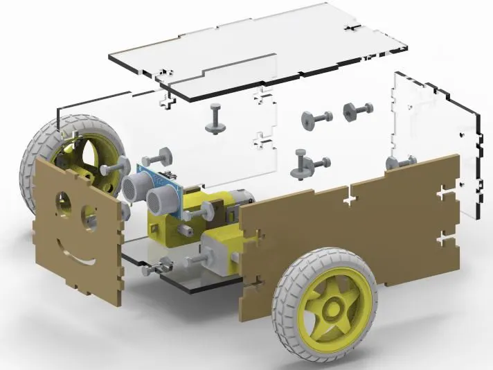 How to construct a robot car controlled by Arduino - Hackster.io