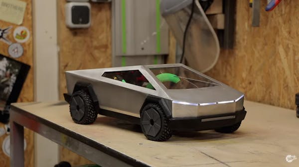 Watch The Practical Engineer Create an RC Tesla Cybertruck - Hackster.io