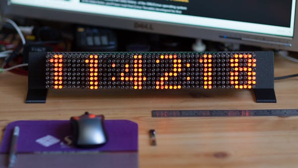 Scrolling Matrix Display Designed Using 384 Neon INS-1 Tubes - Hackster.io