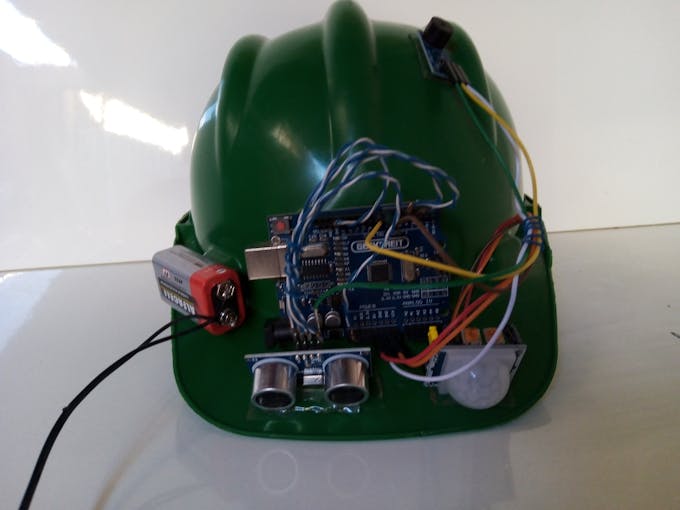 Helmet That Help In Social Distancing Arduino Project Hub 