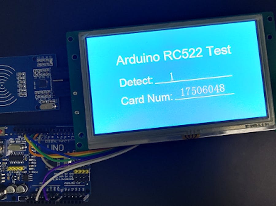 RFID reader with touch screen controller - Hackster.io