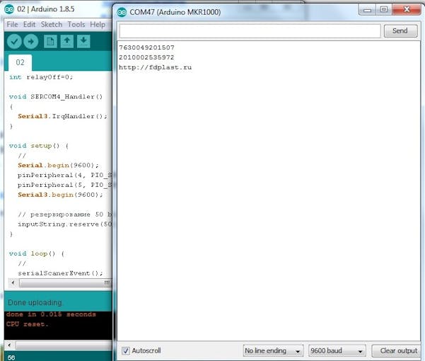 Wireless Product Tracking Arduino Mkr And Barcode Scanner Arduino