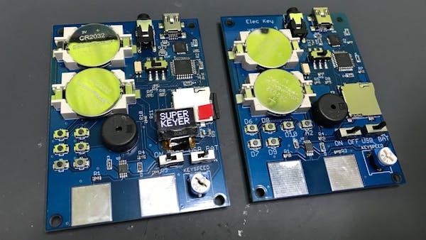 Ongoing Electronic Keyer Project Features Text Messenger and Morse Code Training - Hackster.io