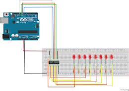 LED Decimal To Binary Converter Hackster io