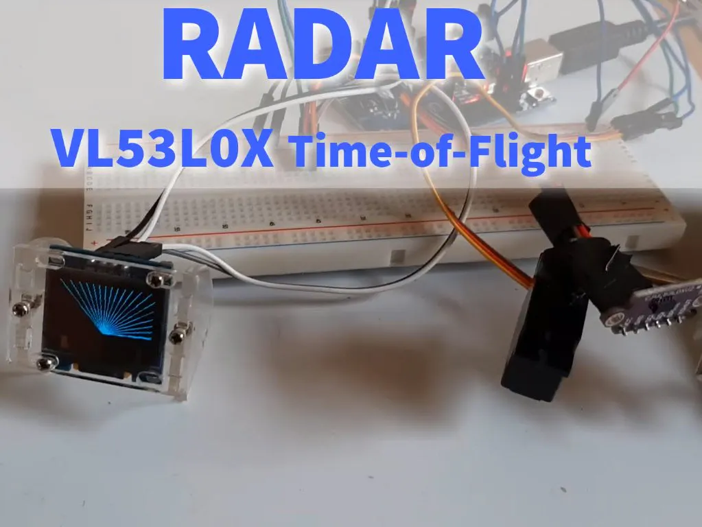 RADAR Lidar System VL53L0X Laser Time-of-Flight - Hackster.io