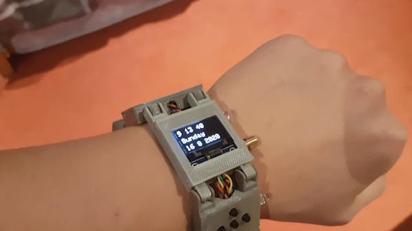 This DIY 3D-Printed Wristwatch Has a Built-In Laser, for Reasons - Hackster.io