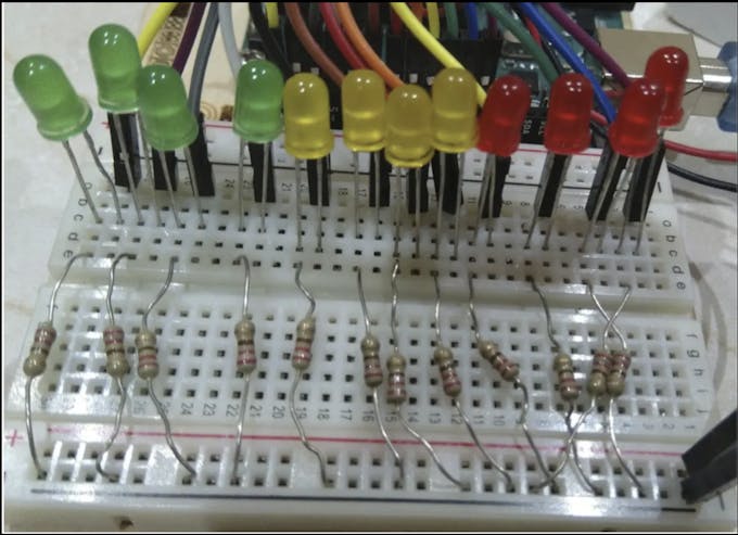 Led Chaser Using Arduino Uno Arduino Project Hub