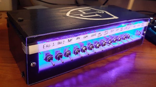 Let Your Creativity Fly with This DIY Flight Sim Switch Panel - Hackster.io