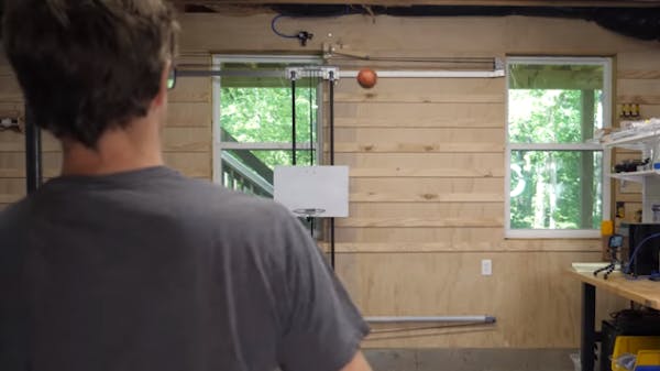 This Robotic Basketball Hoop Won’t Let You Miss - Hackster.io
