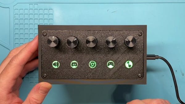 Five-Channel Volume Mixer Swaps Out the Sliders for Dials - Hackster.io