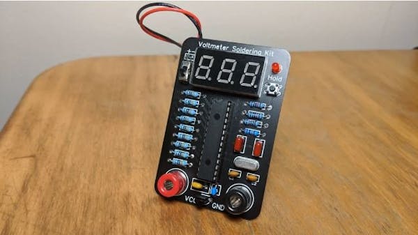 Jim Heaney's Learn to Solder Kit Doubles as a Usable Voltmeter ...