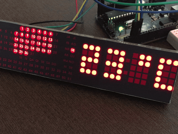 Mini Led Matrix Clock Arduino Project Hub Led Matrix Arduino Images