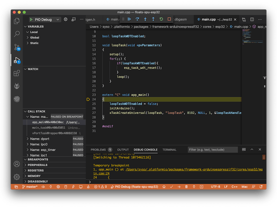 Debugging the ESP32 in PlatformIO (using JTAG) - Hackster.io Debugging the ESP32 in PlatformIO (using JTAG) - Hackster.io