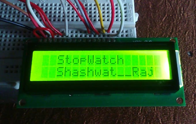 How to make stopwatch with arduino - Arduino Project Hub