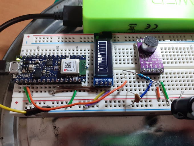 Sound Spectrum Visualizer With Arduino Nano 33 Ble Arduino Project Hub 9952