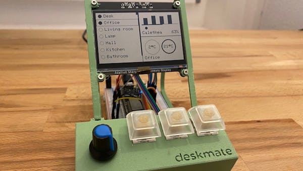 Deskmate Is a Mini Home Automation Console - Hackster.io