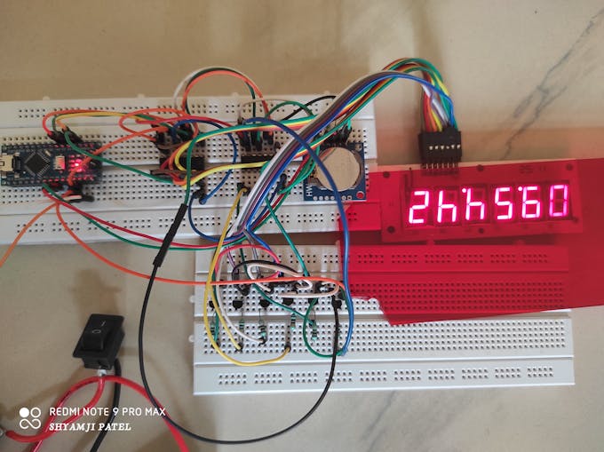 Arduino Seven Segment Clock Arduino Project Hub