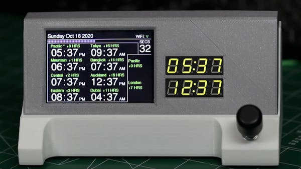 World Clock Sets Itself Using Ntp
