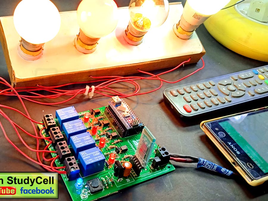 Arduino Home Automation With Ir Remote And Bluetooth Arduino Project Hub 7581