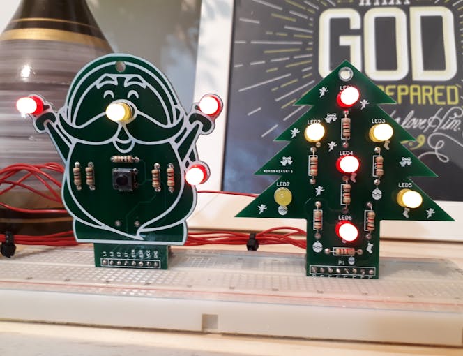 Tree And Saint Claus Arduino Chstimas Project Arduino Project Hub