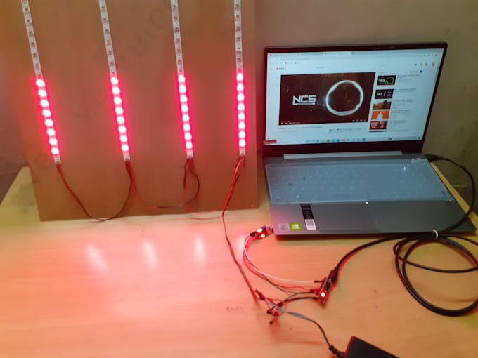 Diy Music Visualizer Using Rgb Led Vu Meter Arduino Project Hub