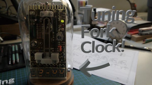 Build Your Own Tuning Fork Clock! - Hackster.io