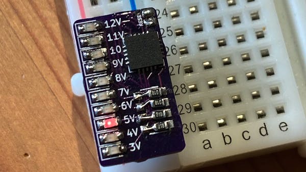 A Mini On-Breadboard Voltmeter - Hackster.io