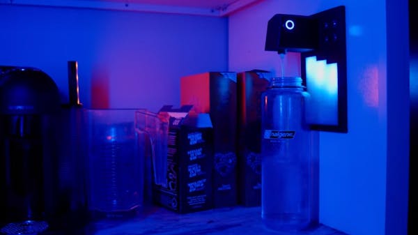 This Handy Raspberry Pi-Controlled Water Dispenser Automatically Fills Different Size Bottles ...