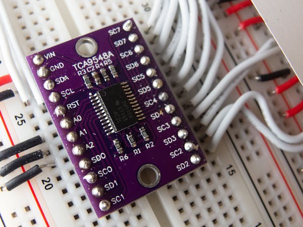Multiplexing 6 I2C TCS34725 Color Sensors - Arduino Project Hub