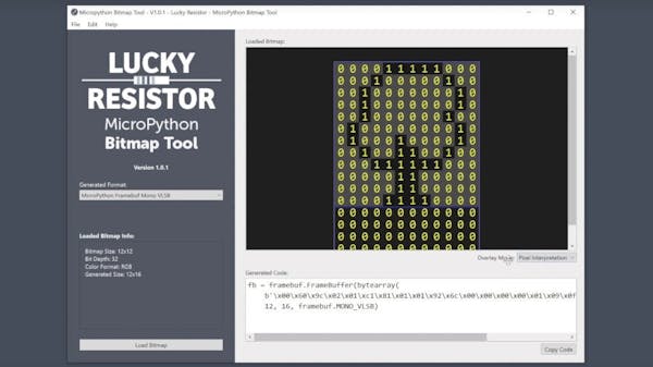 Lucky Resistor's MicroPython Bitmap Tool Takes Your Images and Spits ...