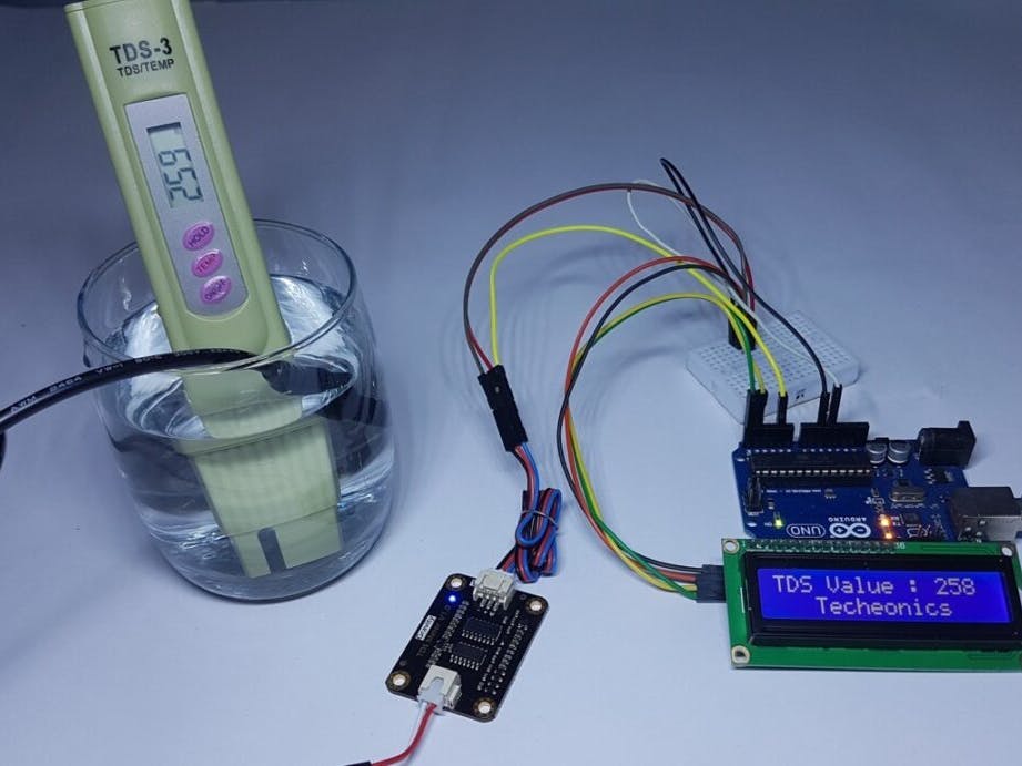 Dfrobot Tds Meter Sensor With Arduino And Lcd Measure