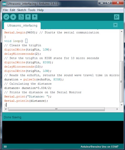 Arduino Ultrasonic Sensor with Serial Monitor - Arduino Project Hub