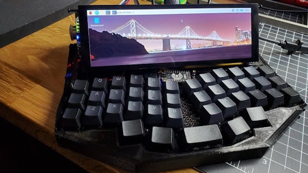 This Futuristic-Looking Cyberdeck Features a Stretched LCD - Hackster.io