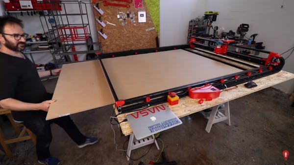 Watch Ivan Miranda Build Another Massive 3D-Printed CNC Router - Hackster.io
