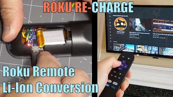USB Rechargeable Roku Remote - Hackster.io