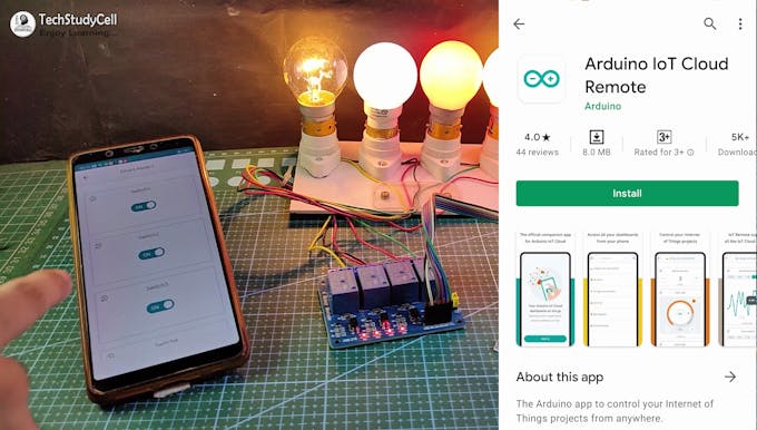 Arduino Iot Cloud Esp8266 Nodemcu Alexa Home Automation