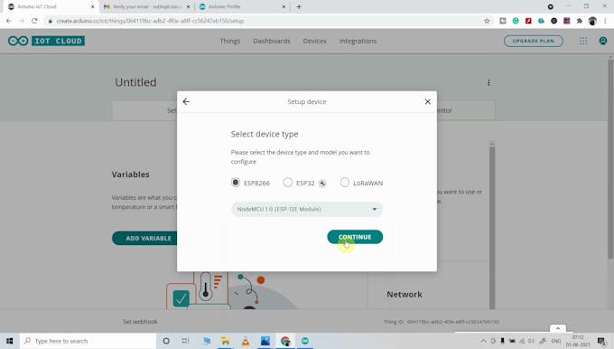 Arduino Iot Cloud Esp8266 Nodemcu Alexa Home Automation 2021 Arduino