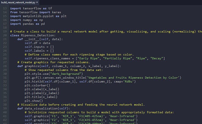 Vegetables and Fruits Ripeness Detection by Color w/ TF - Arduino ...
