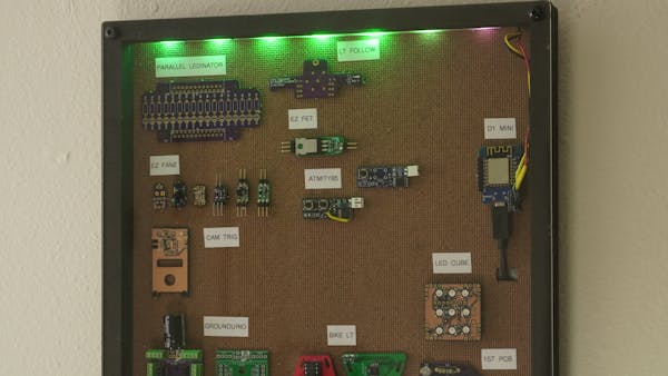 Light-Up PCB Shadow Box Display - Hackster.io