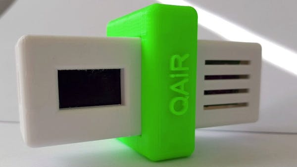 Think and Create's QAir Is a Connected Air Quality Sensor in a Smart 3D ...