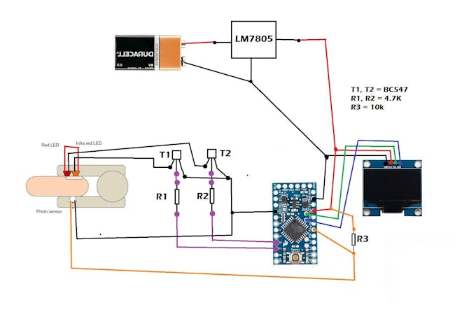 DIY Pulse Oximeter - Arduino Project Hub