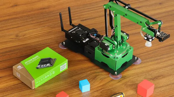Hiwonder's JetMax Robot Arm Kit, Powered by an NVIDIA Jetson Nano ...