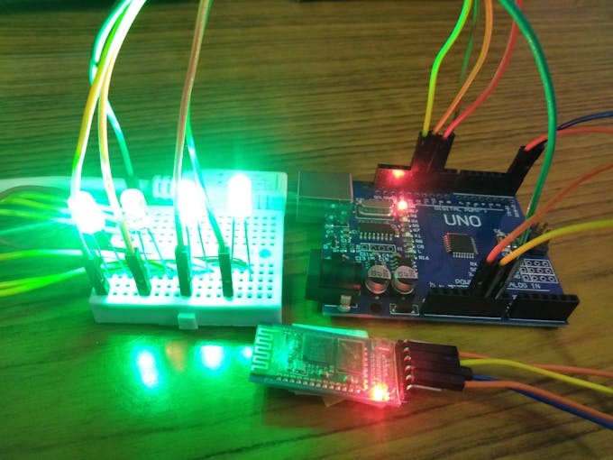 Bluetooth Operated Leds Arduino Project Hub