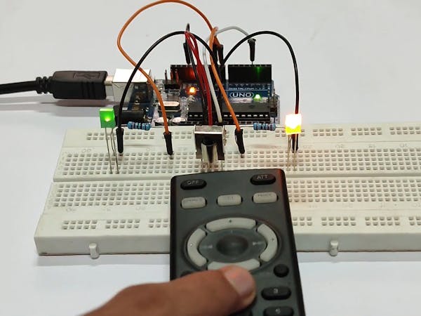 Remote Controlled LEDs with IR Receiver and Arduino - Arduino Project Hub