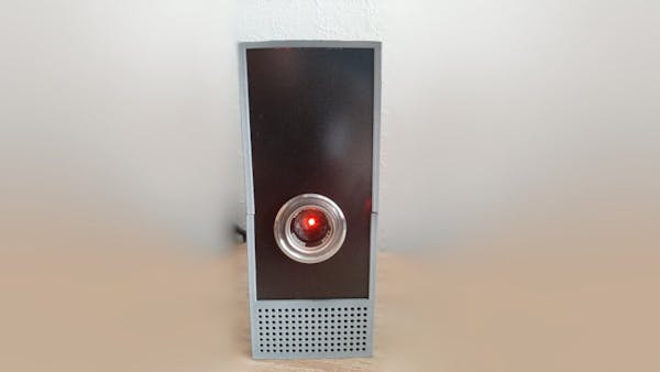 This 3D-Printed Raspberry Pi-Powered HAL 9000 is a Fully-Functional NAS and Alexa Smart Speaker ...