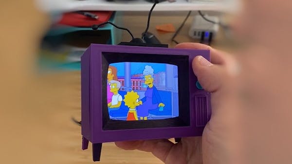 This 3D-Printed Simpsons TV Isn't Just for Show — It Plays the Entire ...