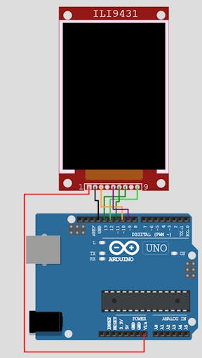 Tft Display On Wokwi Arduino Simulator New Feature 2022 Arduino 3493