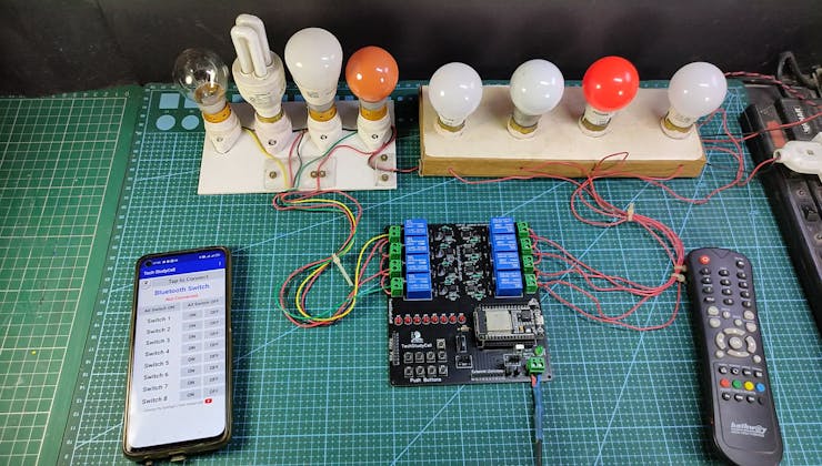 ESP32 Bluetooth Home Automation With IR Remote | Details | Hackaday.io