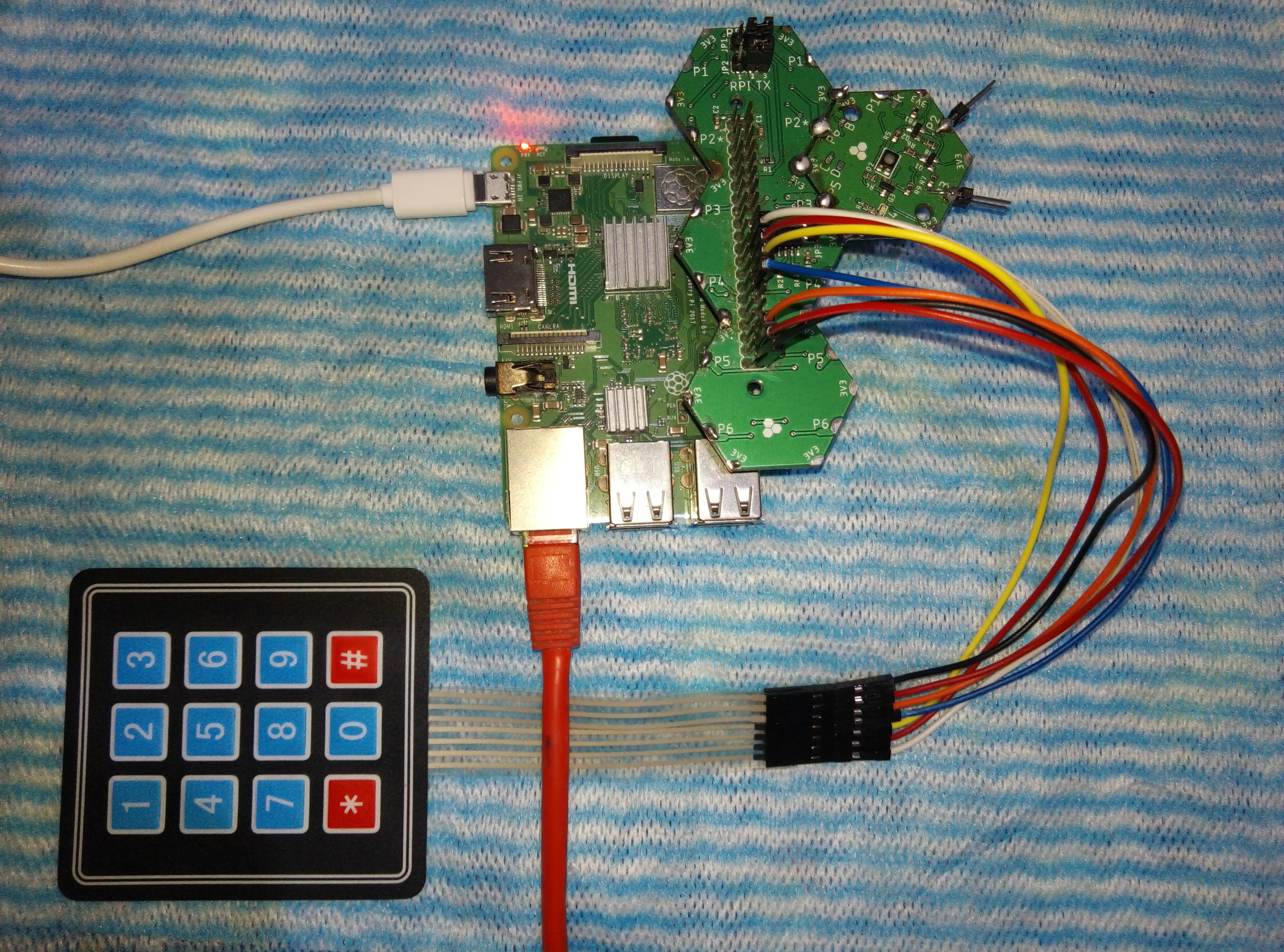 Controlling Hexabitz RGB LED Module Using 4x3 Keypad Via RPi - Hackster.io
