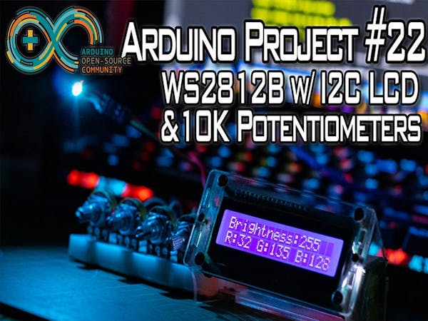 Ws2812b Rgb Led Brightness Control And Color Mixing Arduino Project Hub